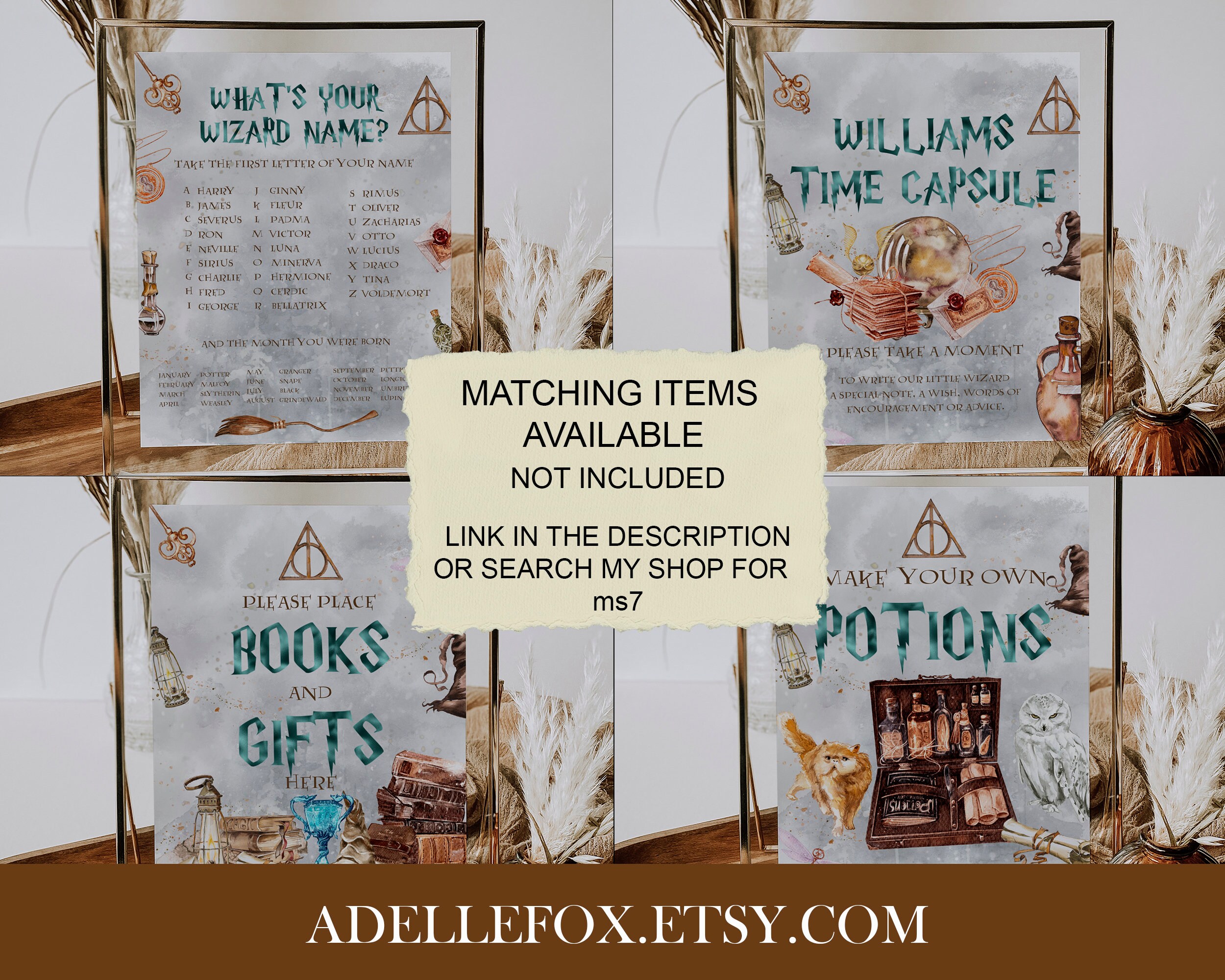 DIY Wizarding World Baby Shower Invitation; Magic School Baby Shower ...