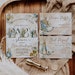 Classic Peter Rabbit Baby Shower Invitation Suite; Neutral Baby Shower ...