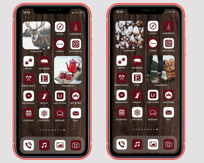 1000000 APP ICONS Christmas App Icons Covers Aesthetic App - Etsy