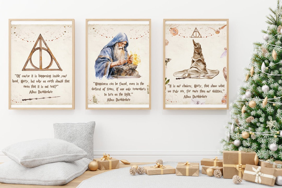Wizarding World Printables Wall Art; Magic School Printable Nursery ...