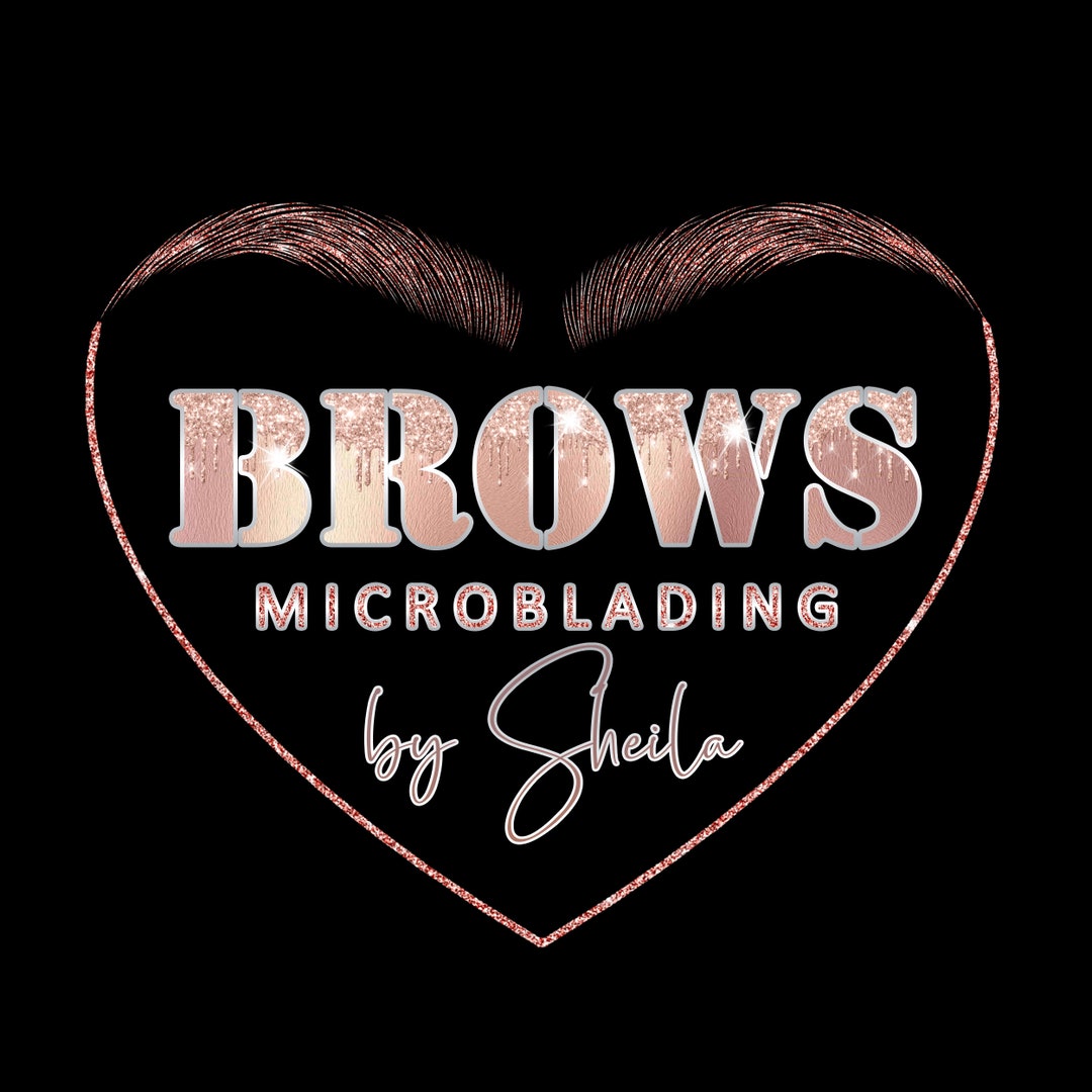 Custom Brows Logo Microblading Logo Design Premade Brow Artist Logo ...