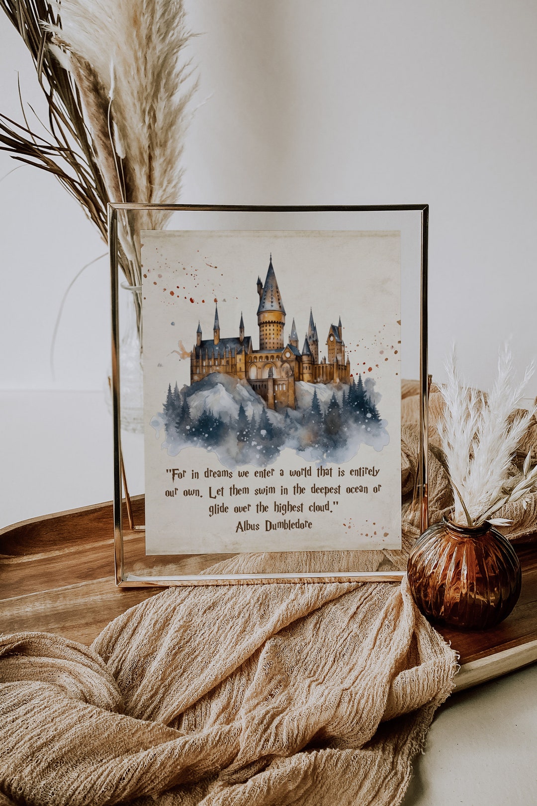 Wizarding World Poster Wizard printable Wall art Magic School nursery ...