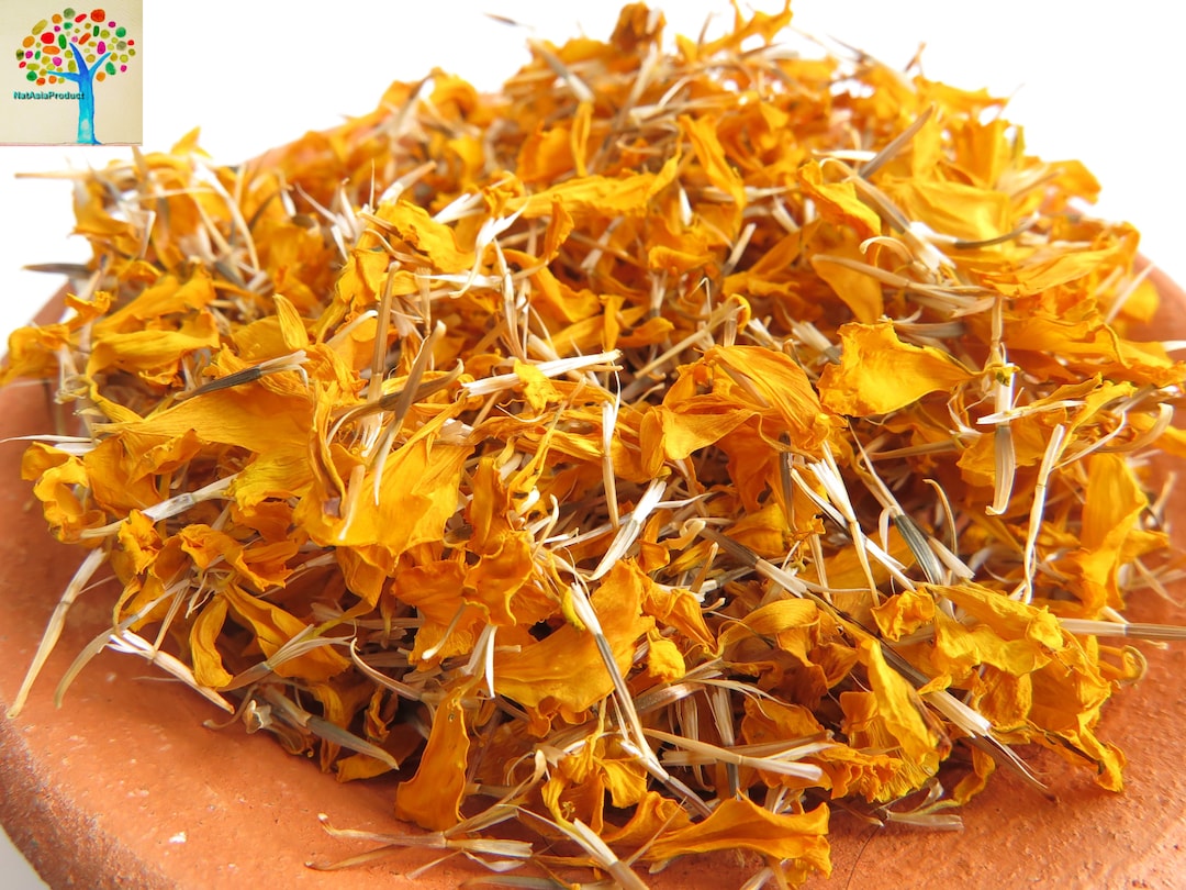 Dried Marigold Petals, Herbal Flower Tea (tagetes Erecta), Thailand ...