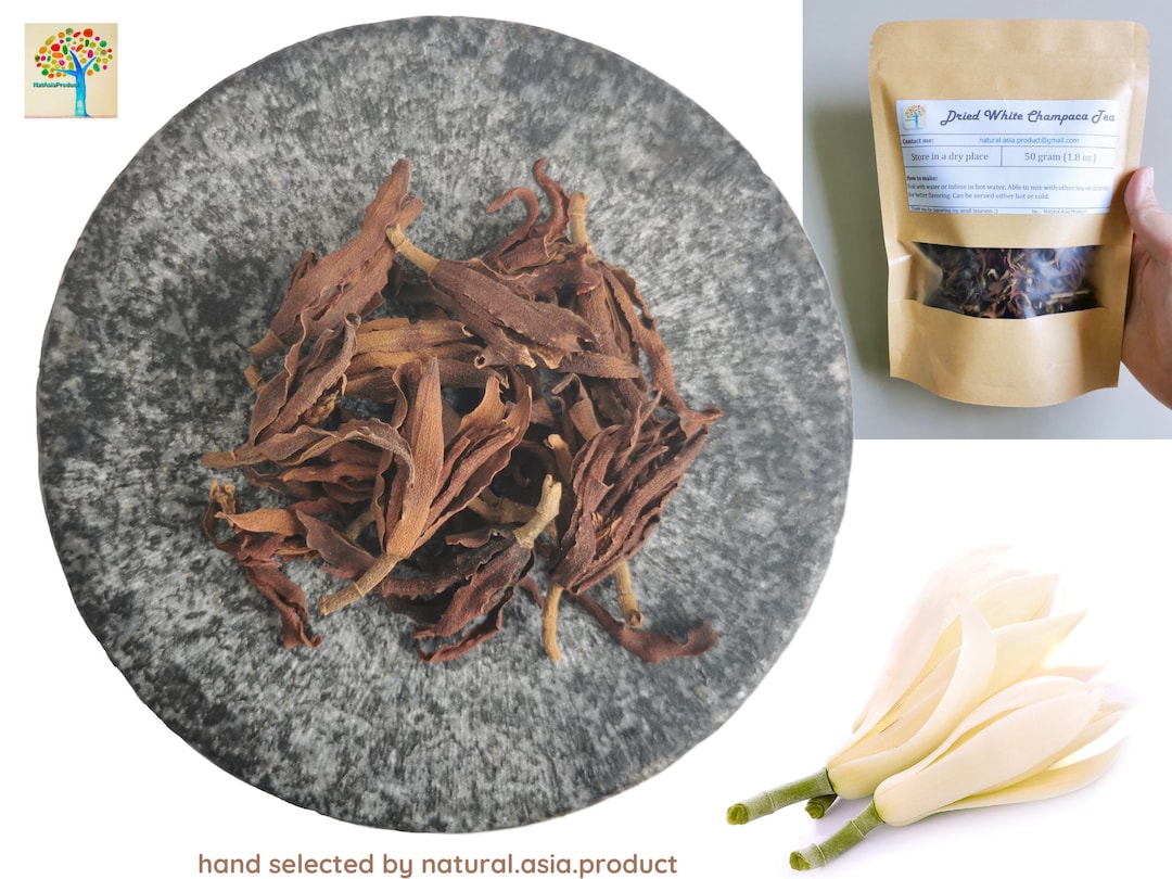 Dried White Champaca Tea / Magnolia × Alba / White Jade Orchid Flower ...