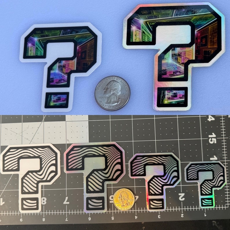 Tipper Question Mark Stickers - Etsy