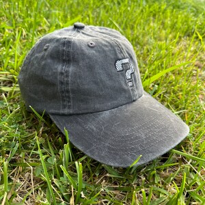 Tipper ? Hat - Question Mark, Acid Washed, Embroidered, Baseball Hat - Etsy