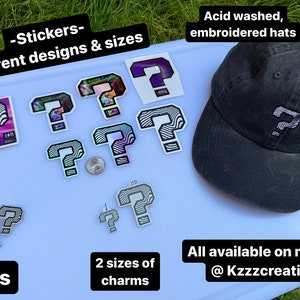 Tipper Question Mark Stickers - Etsy