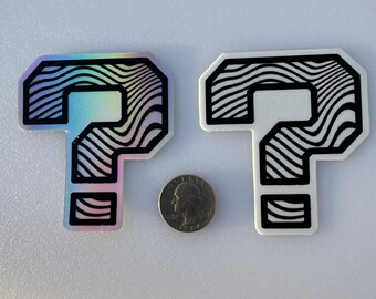 Tipper Question Mark Car Decal - Etsy