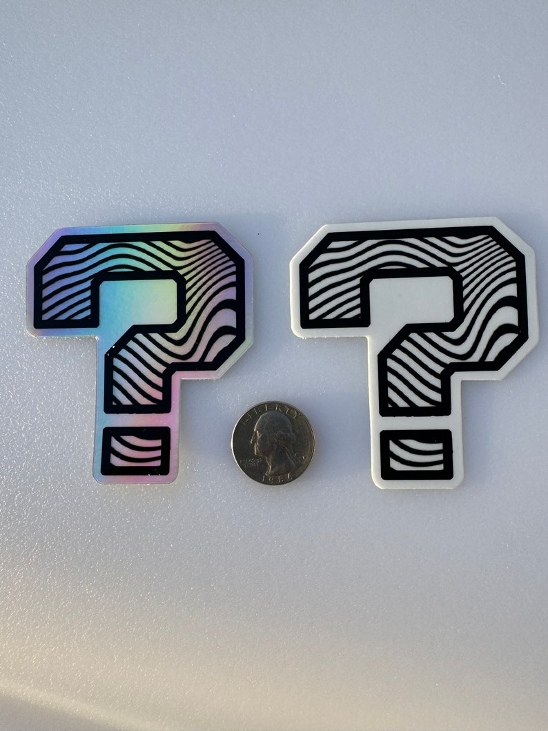 Tipper ? Question Mark Stickers - Etsy