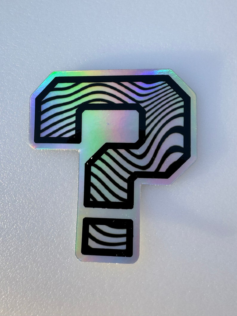 Tipper ? Question Mark Stickers - Etsy