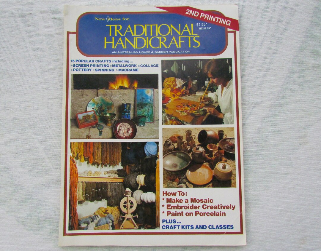 Traditional Handicrafts 70s Craft Revival Introductory - Etsy