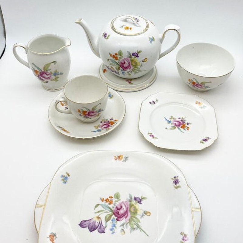 Porcelain Tea Set - Etsy