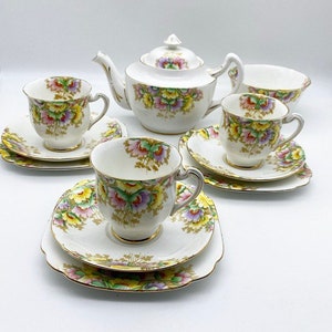 Vintage 1930s Royal Standard Tea Set - Etsy UK