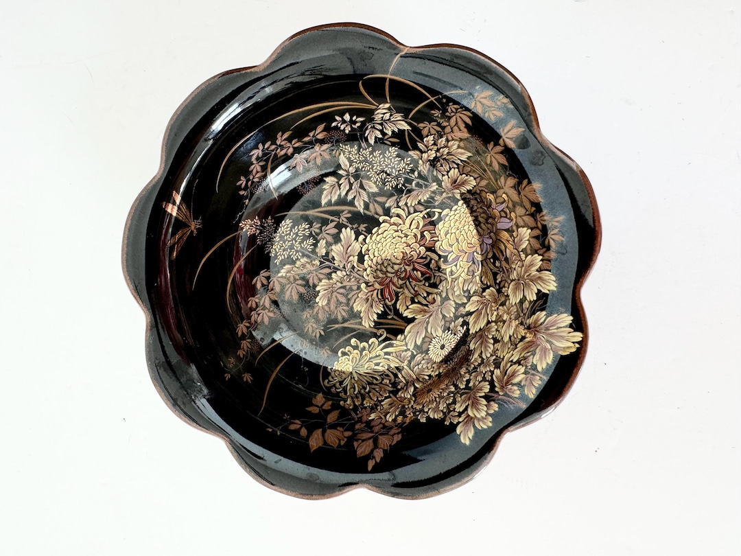 Black Shibata Porcelain Bowl, Small Japanese Porcelain Bowl - Etsy