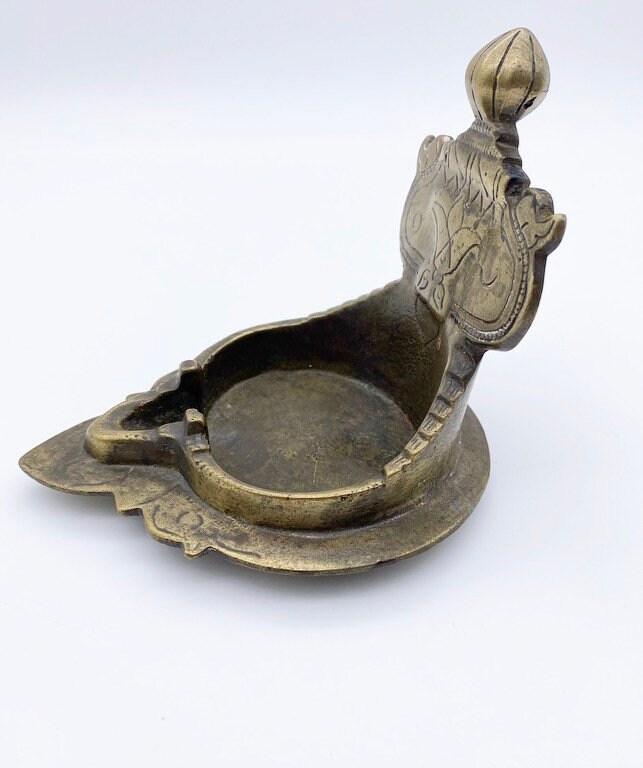 Antique diya oil lamp Indian deepa lamp brass Diwali festival | Etsy