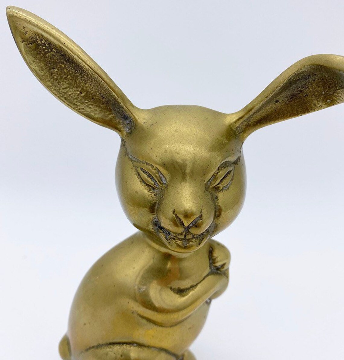 Vintage Mid Century Brass Rabbit Ornament Figurine Small Bunny - Etsy