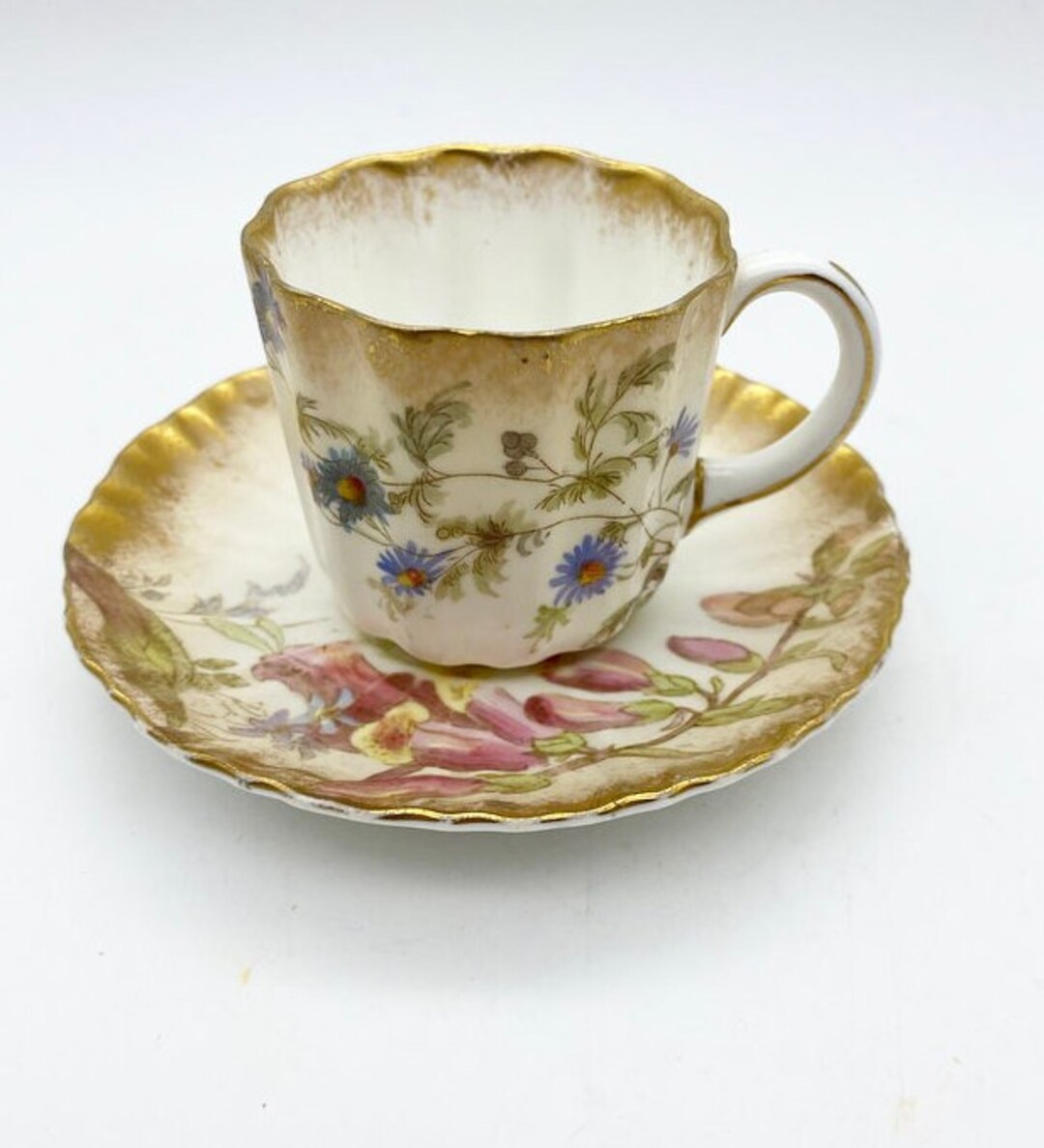 Antique Coffee Cup, Demitasse Coffee Cup, Antique Coffee Can, Burslem ...