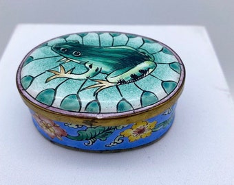 Enamel Pill Box | Etsy UK