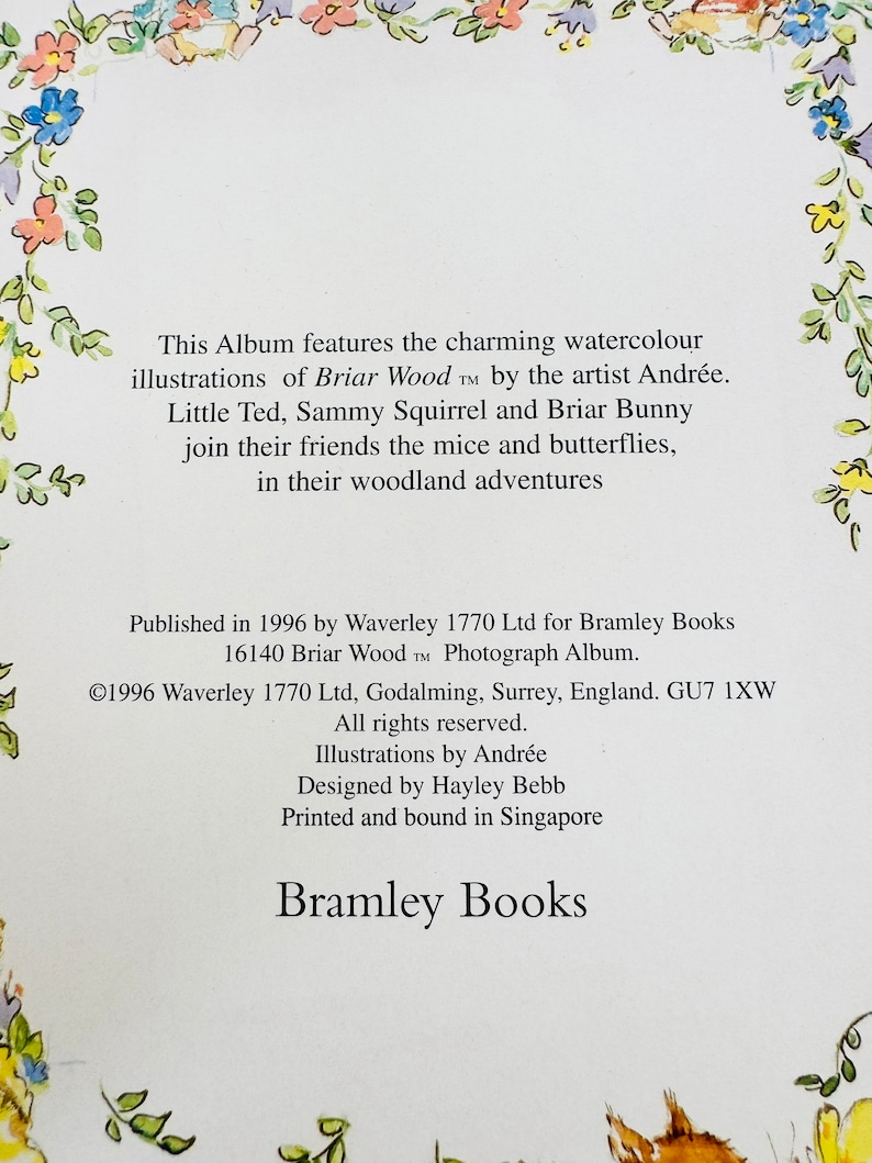 Briar Wood Kids Photo Album - Etsy