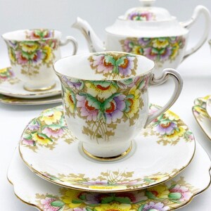 Vintage 1930s Royal Standard Tea Set - Etsy UK