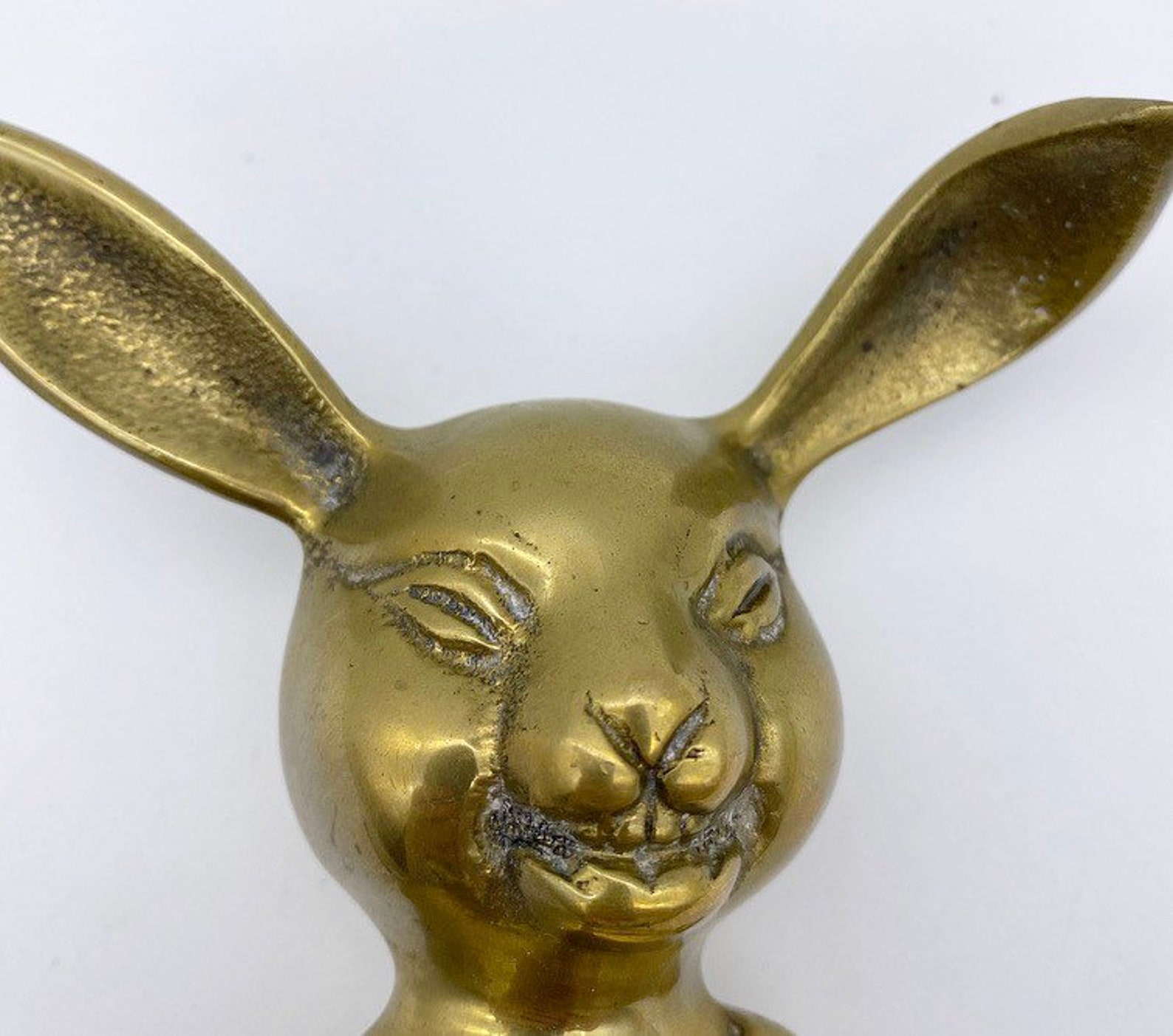 Vintage Mid Century Brass Rabbit Ornament Figurine Small Bunny - Etsy