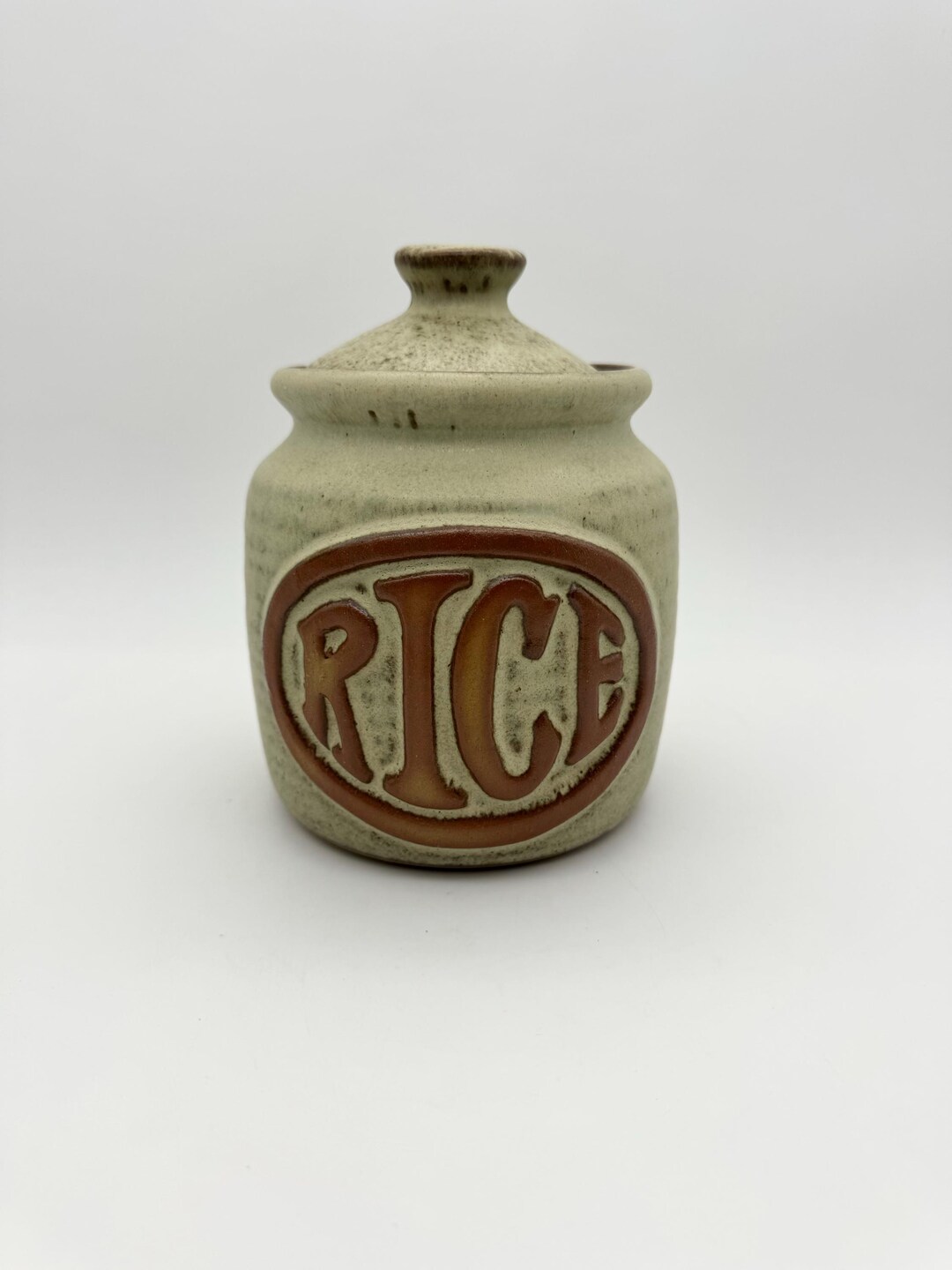 Vintage Rice Jar, Cornish Rice Jar, Cornish Pottery, Rice Container ...