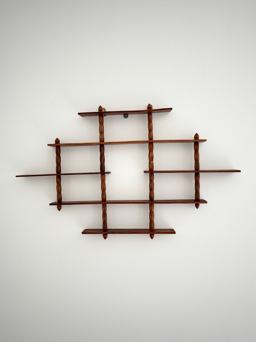 Vintage Wooden Shelf, What Not Wall Shelf - Etsy