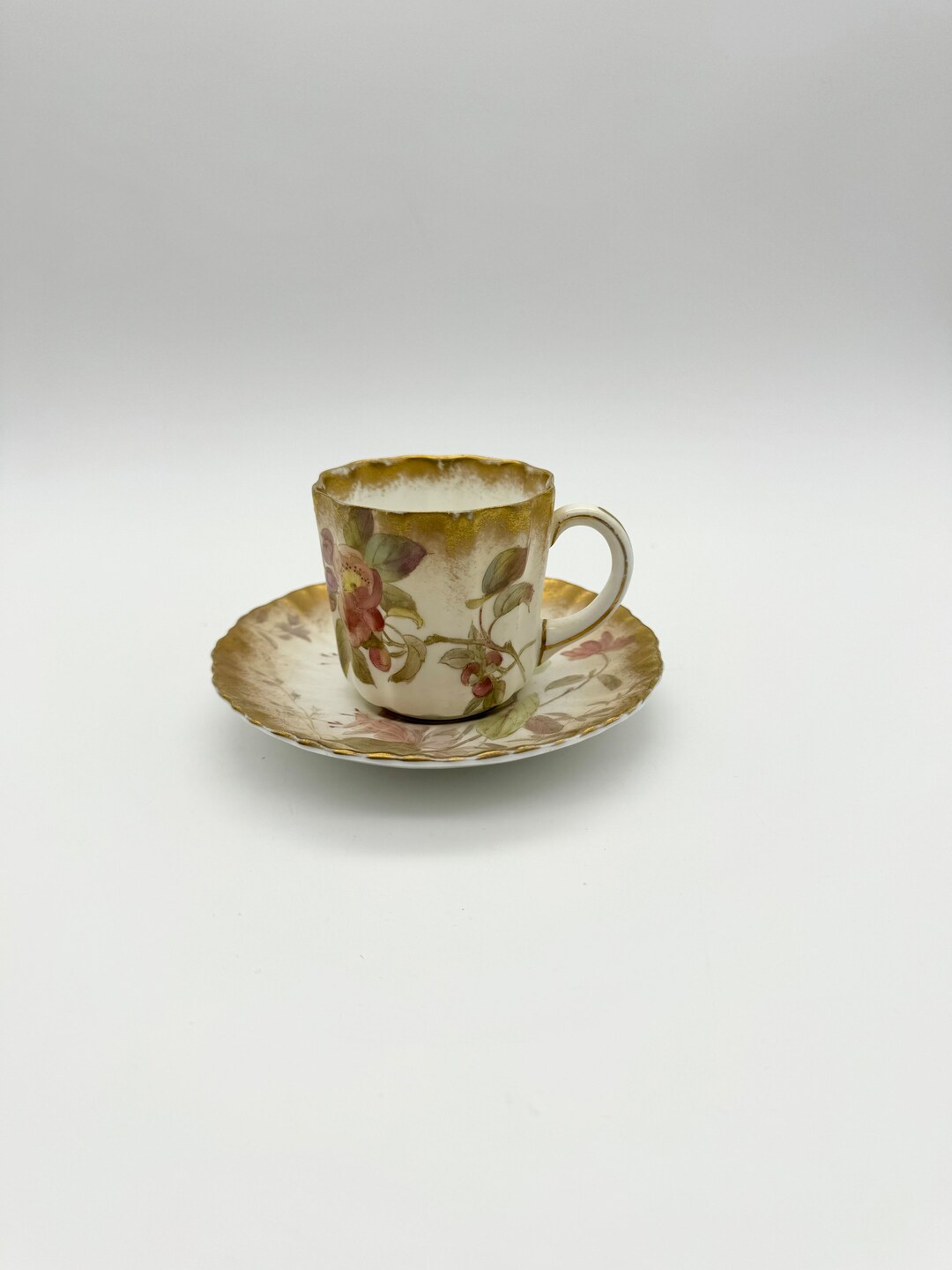 Antique Coffee Cup, Demitasse Coffee Cup, Antique Coffee Can, Burslem ...