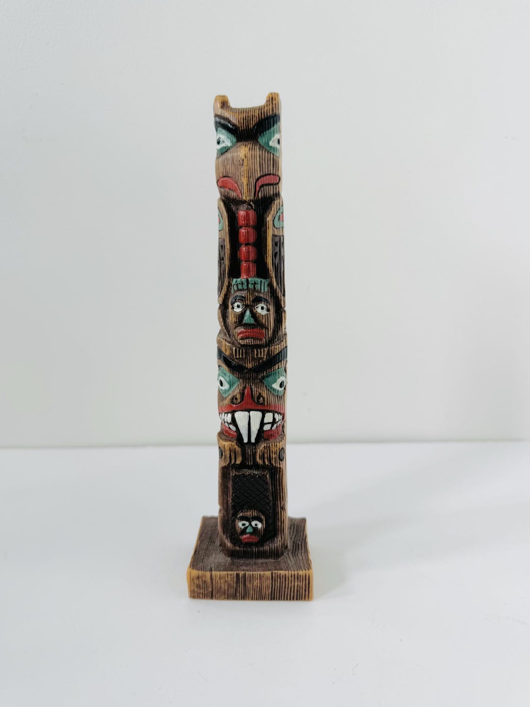 Canadian Hand Painted Totem Ornament - Etsy