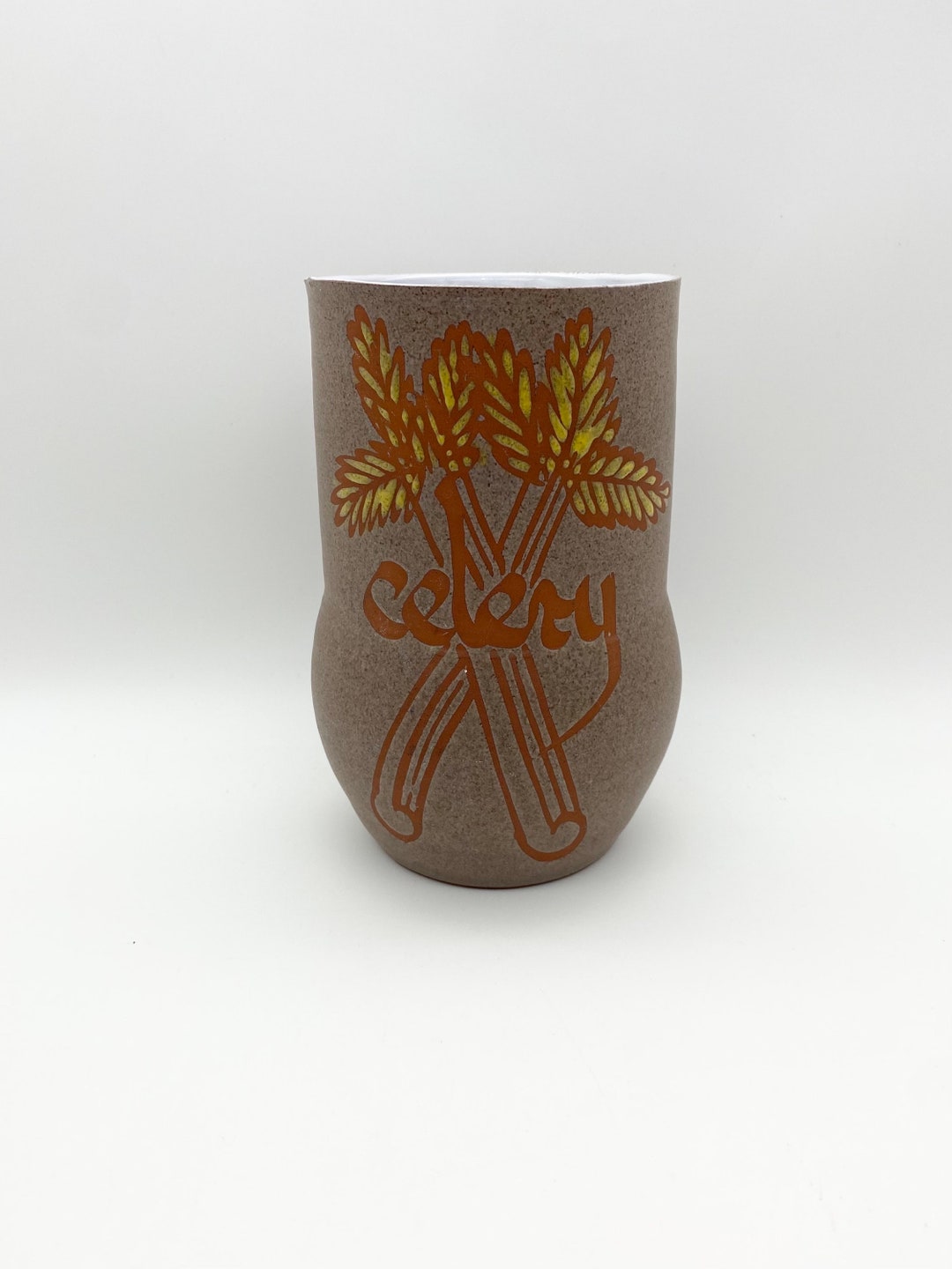 Vintage Wellhouse Pottery Celery Vase - Etsy