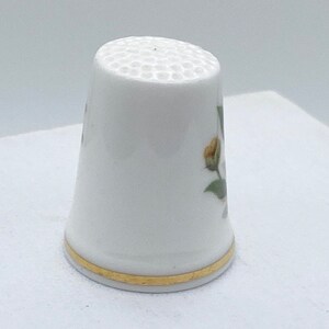 Vintage Royal Albert October Thimble, Bone China Thimble - Etsy