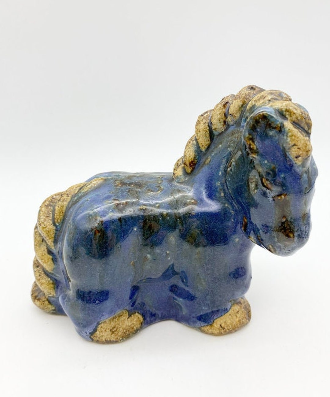 Vintage Stengod Fischer Horse, Pottery Horse Figurine, Mid Century ...