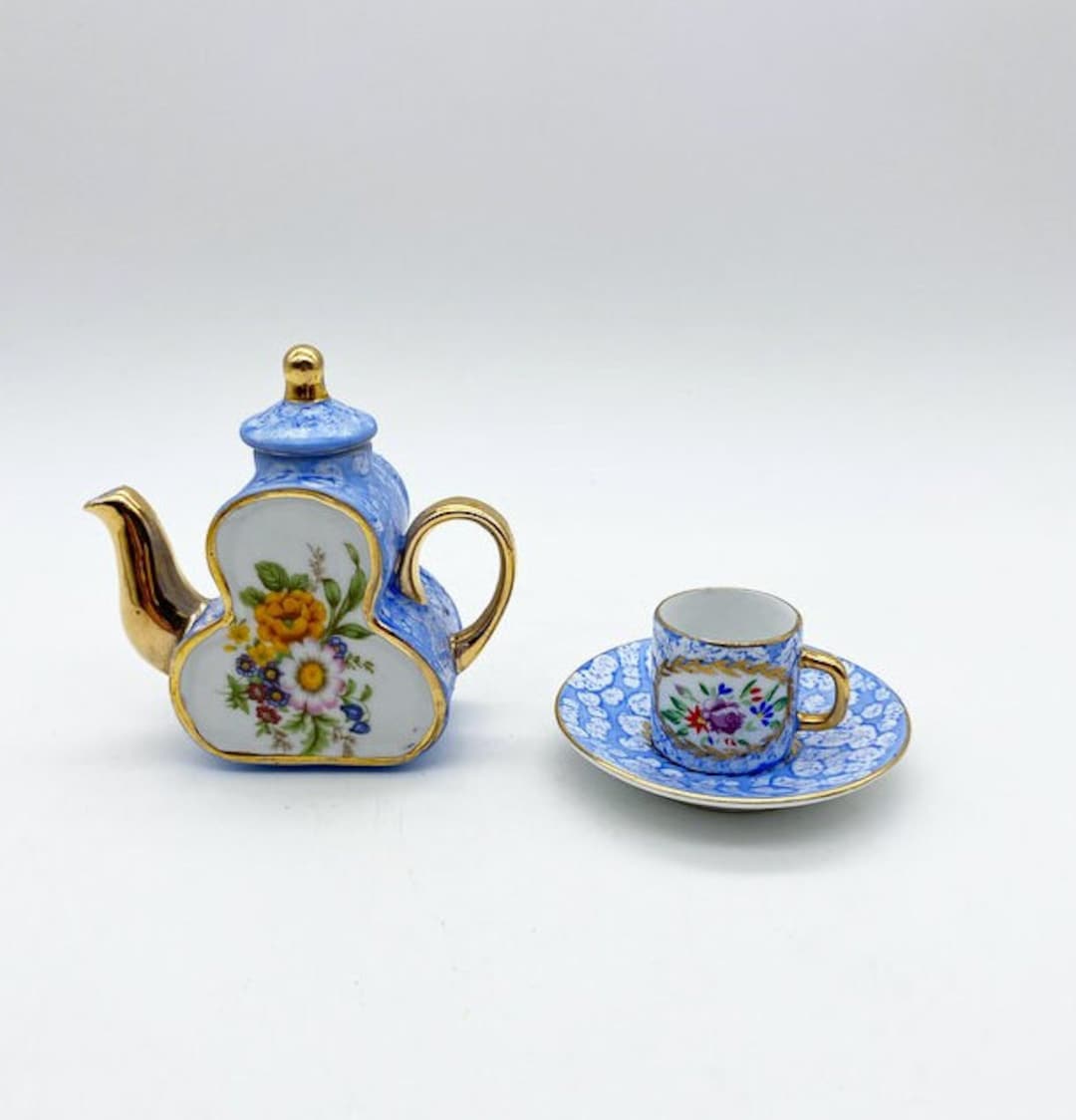 Miniature Teapot and Teacup Small Decorative Teapot Set Mini - Etsy