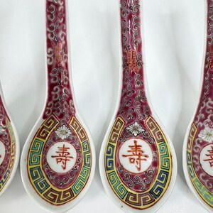 Four Ceramic Spoons, Chinese Ceramic Spoons - Etsy