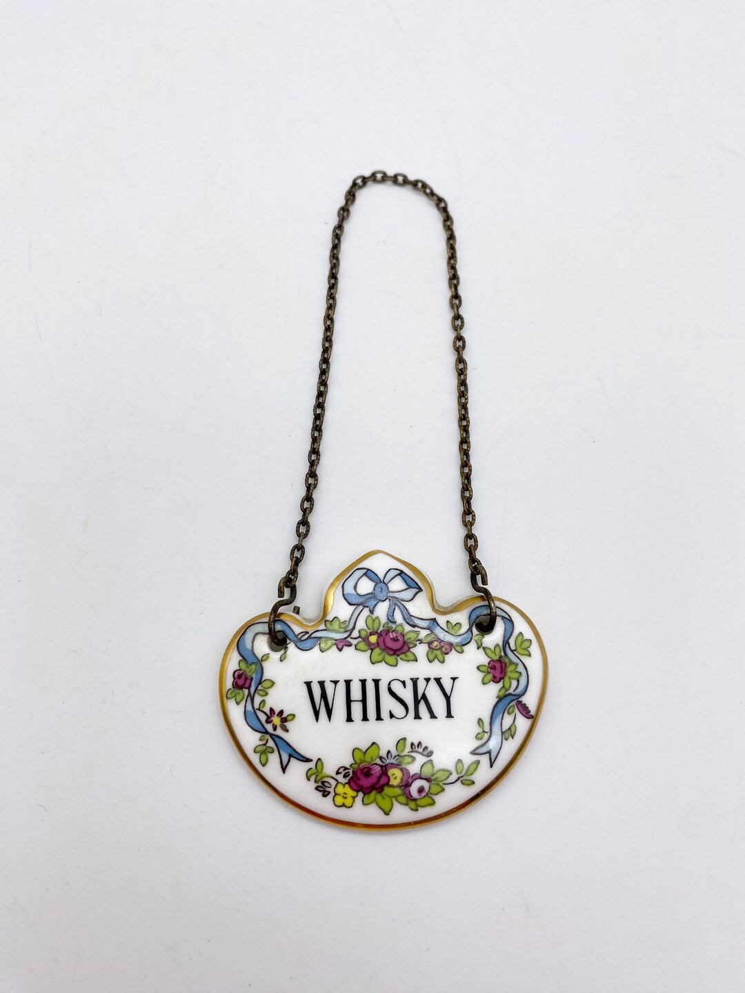 Vintage Bone China Coalport Whisky Bottle Label - Etsy