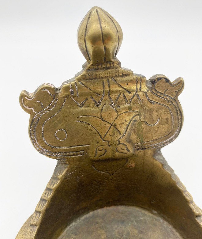 Antique diya oil lamp Indian deepa lamp brass Diwali festival | Etsy