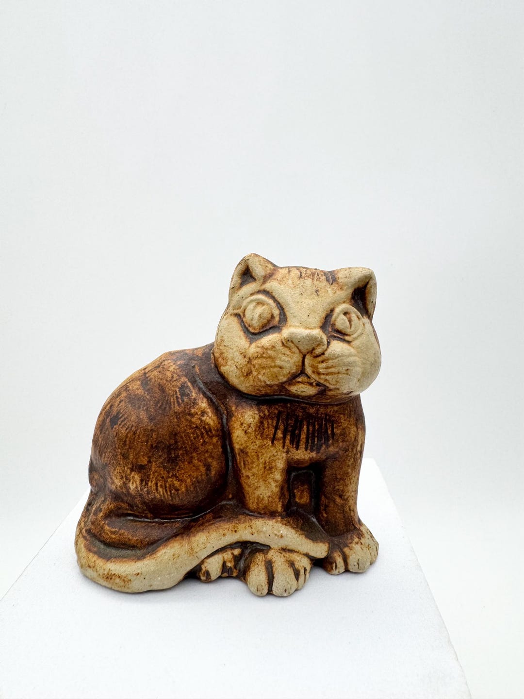 Vintage Quantock Pottery Simonsbath Cat, Small Pottery Cat - Etsy