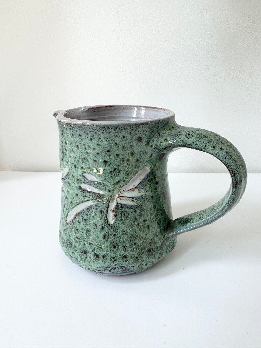 Buckfast Abbey Pottery Milk Jug, Green Pottery Creamer, Small Jug - Etsy