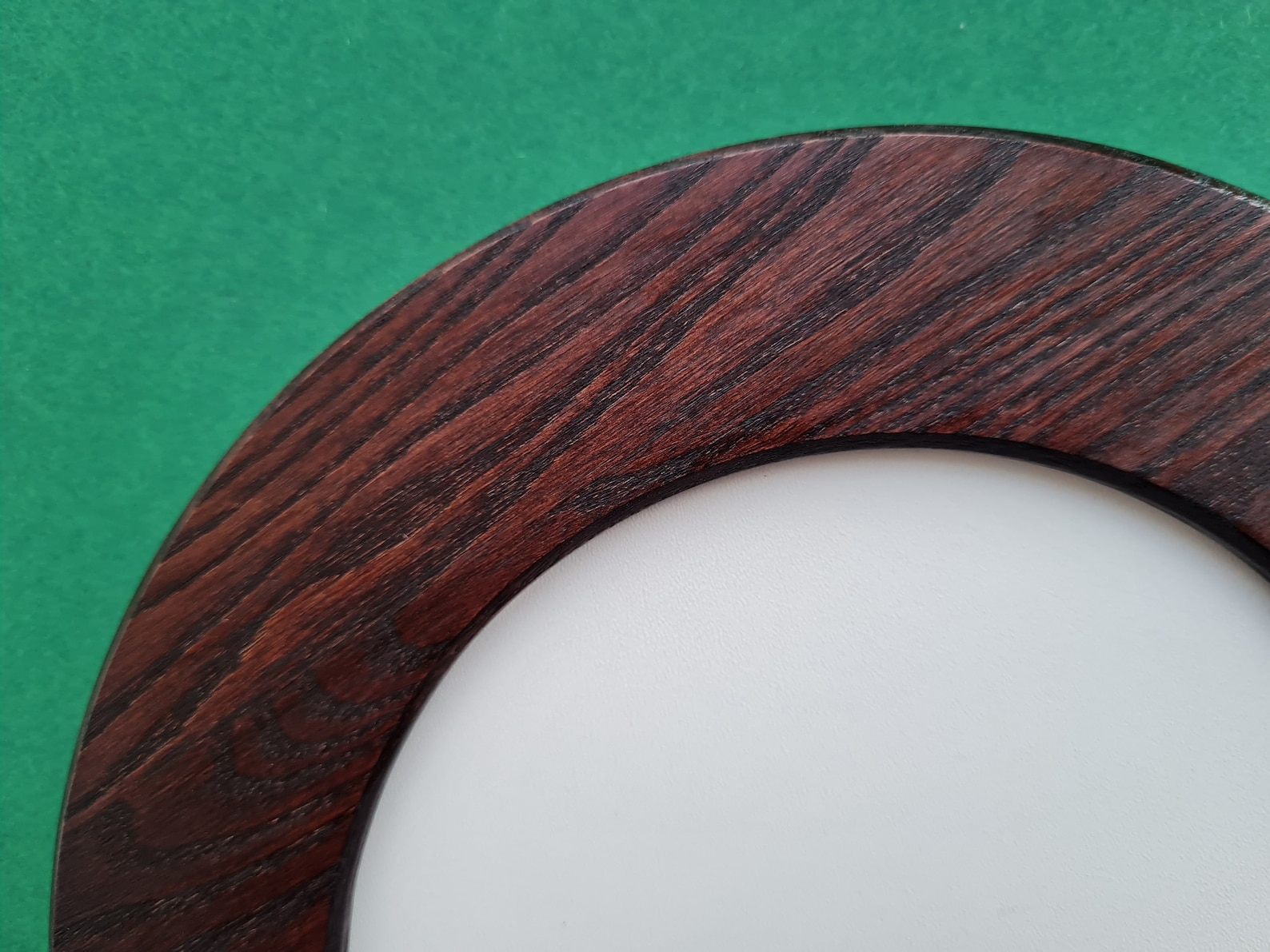 Wide Round Frame, Modern Round Frame, Picture Frame, Wooden Round Frame ...