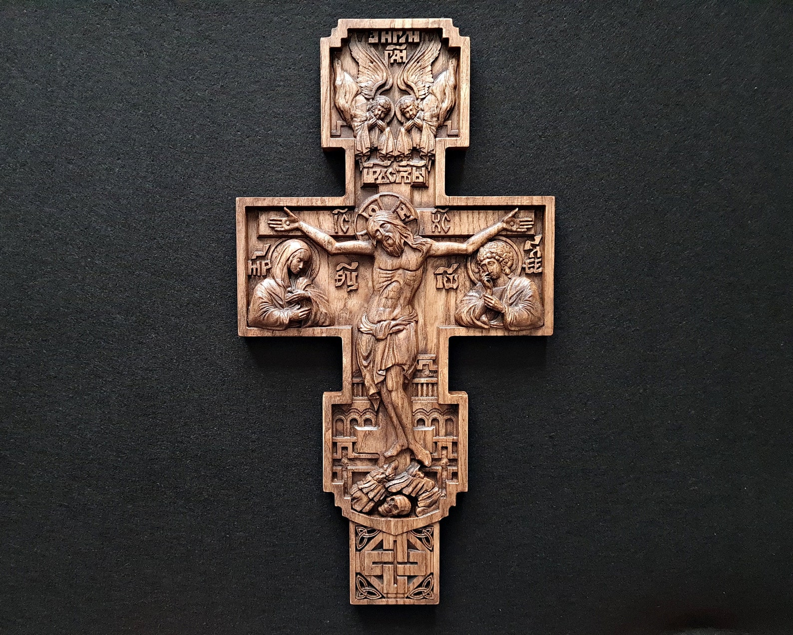 Wooden Crucifix Wooden Cross Wood Crucifix Christianity Jesus | Etsy