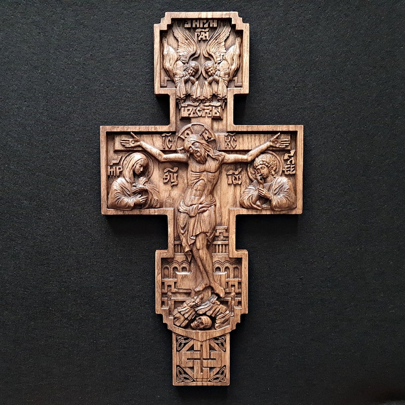 Wooden Wall Cross - Etsy