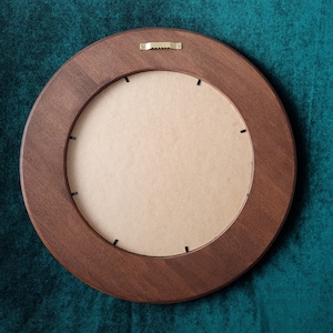 Round Frame, Wooden Round Frame, Round Picture Frame, Round Carved ...