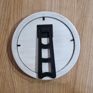 Tabletop White Round Frame, Round Picture Frame, Wooden Frame, Choose ...