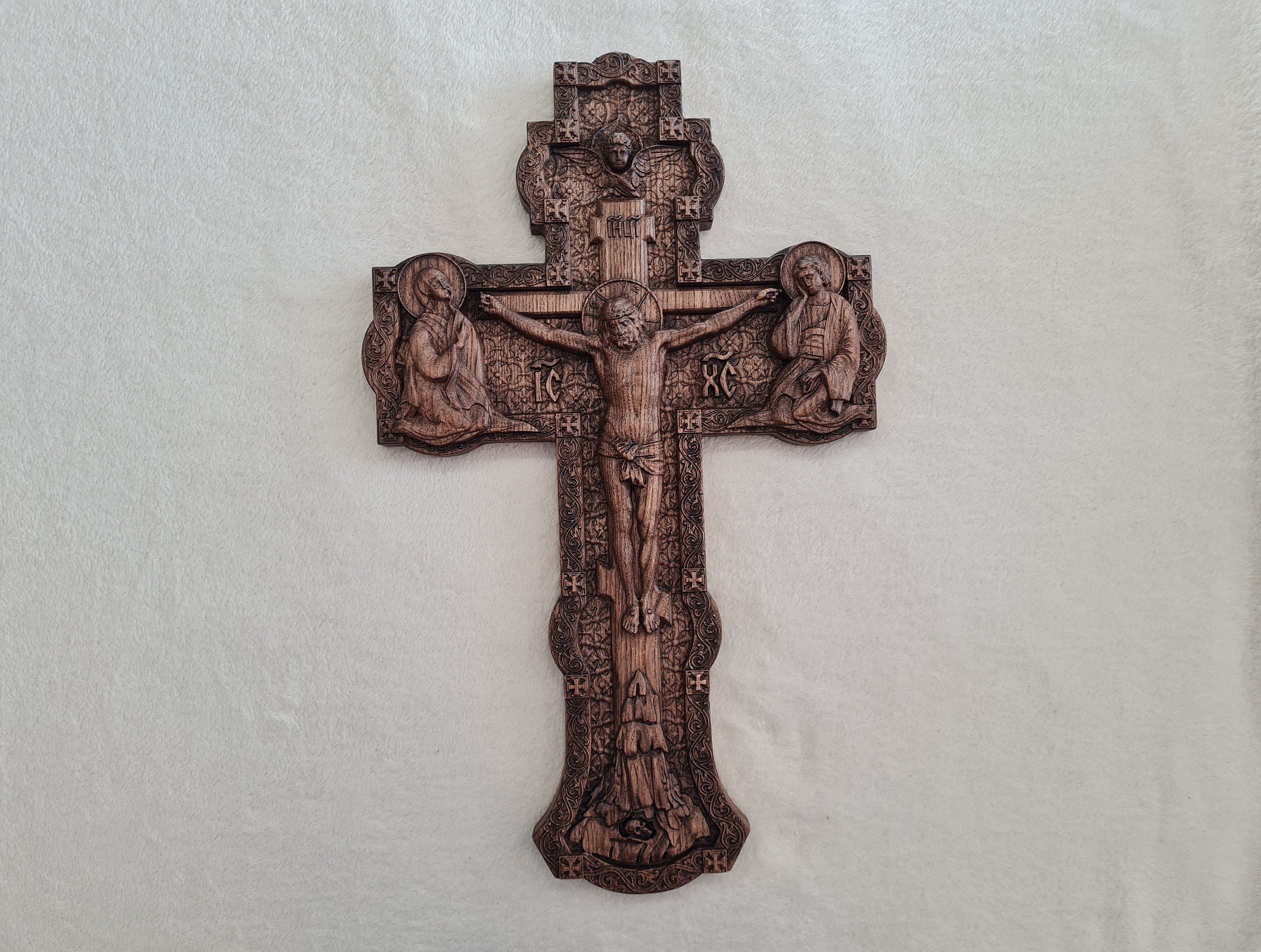 Wooden Crucifix Wood Crucifix Christianity Jesus Christ | Etsy