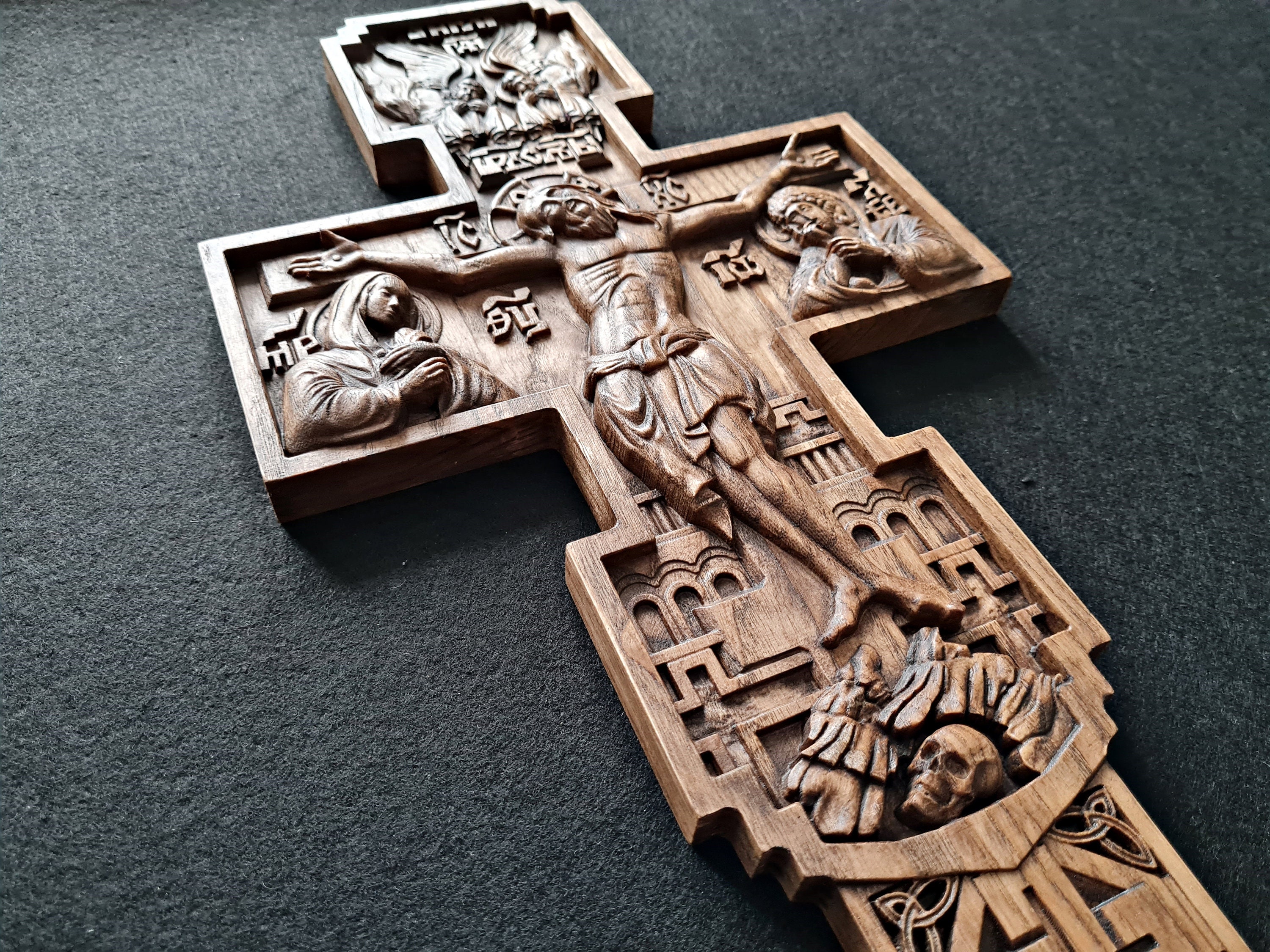 Wooden Crucifix Wooden Cross Wood Crucifix Christianity Jesus | Etsy