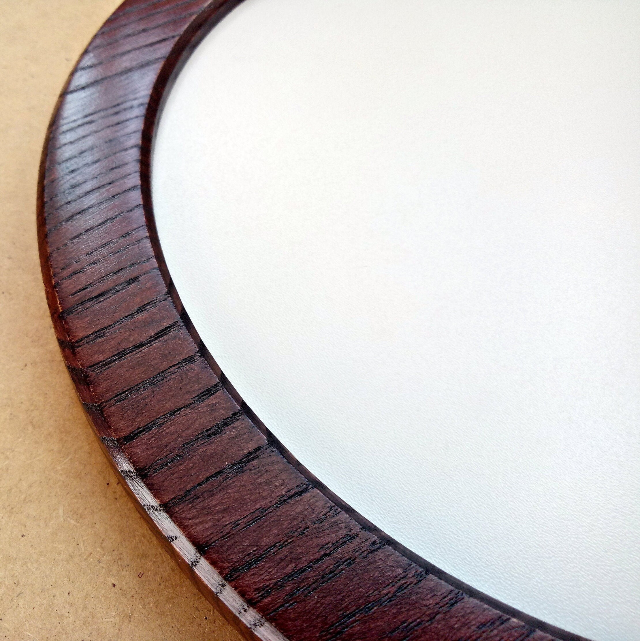 Ash Tree Wooden Round Frame, Modern Picture Frame - Etsy