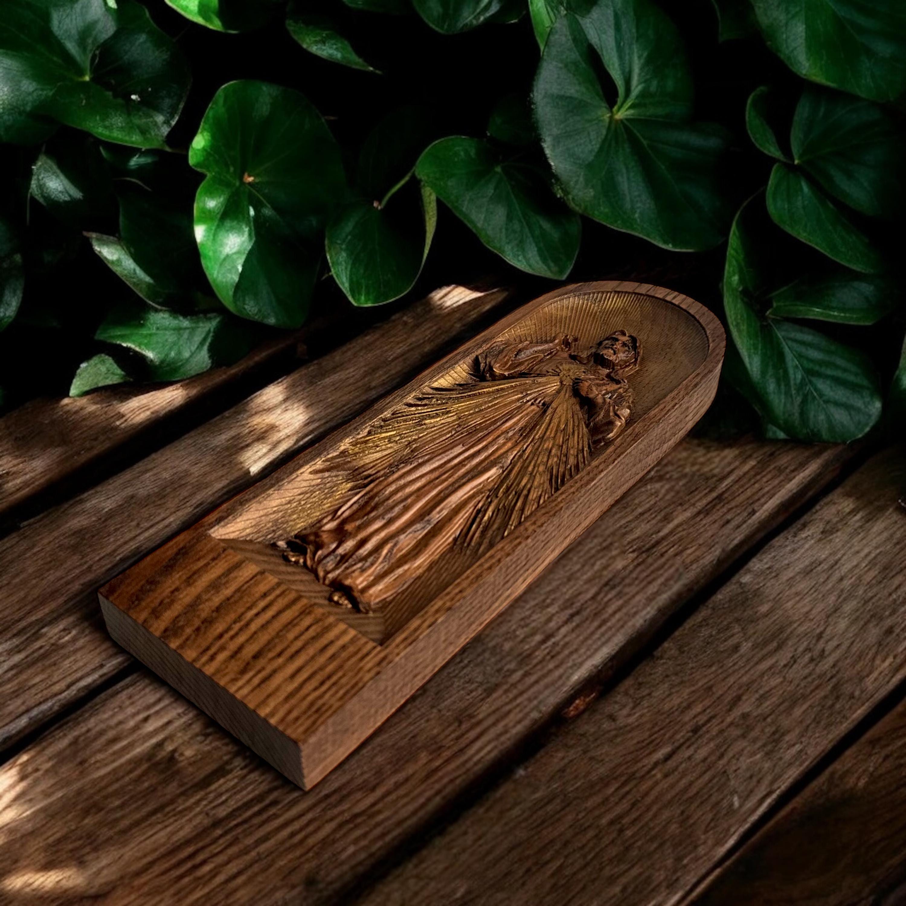Sacred Heart of Jesus Christ, Wooden Religious Decor - Etsy