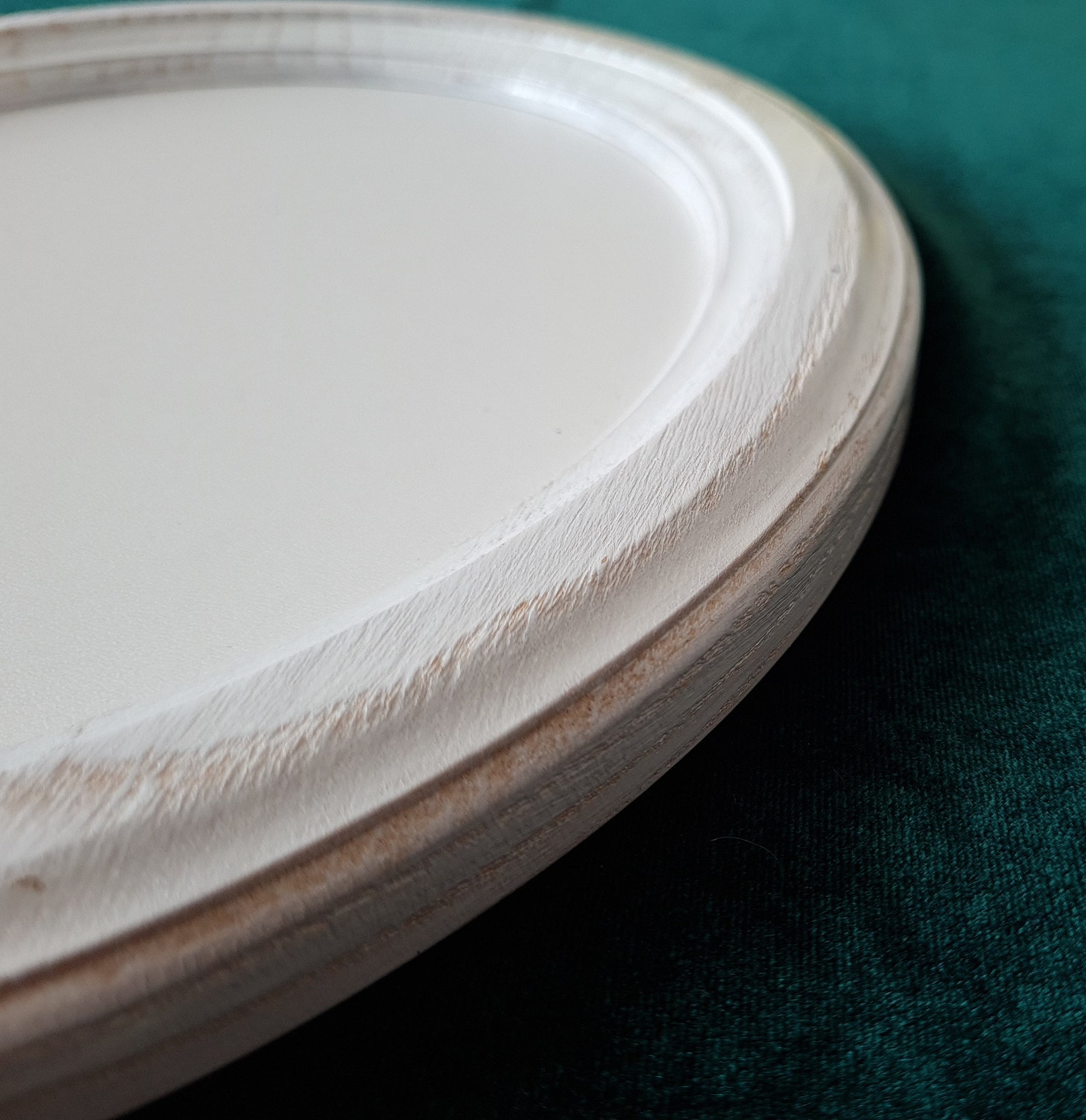 Wide White Oval Frame Oval Frame Wooden Oval Frame Picture | Etsy