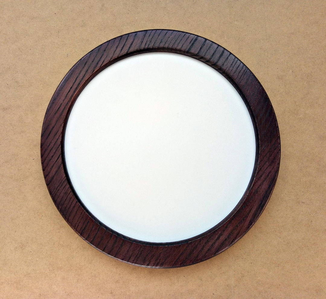 Ash Tree Wooden Round Frame, Modern Picture Frame - Etsy