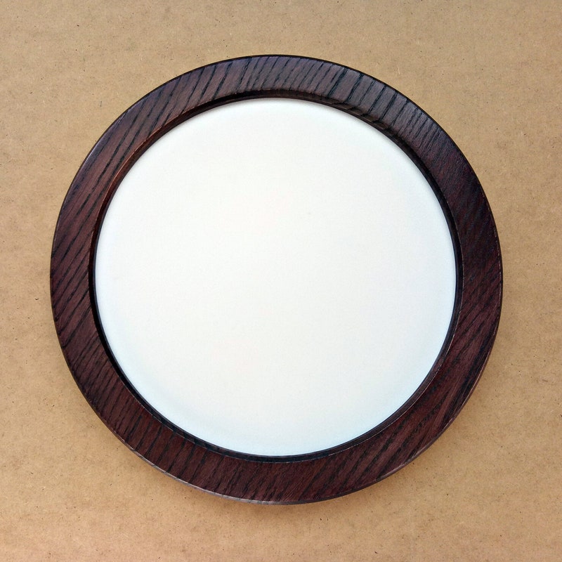 Wooden Round Mirror 60cm - Etsy